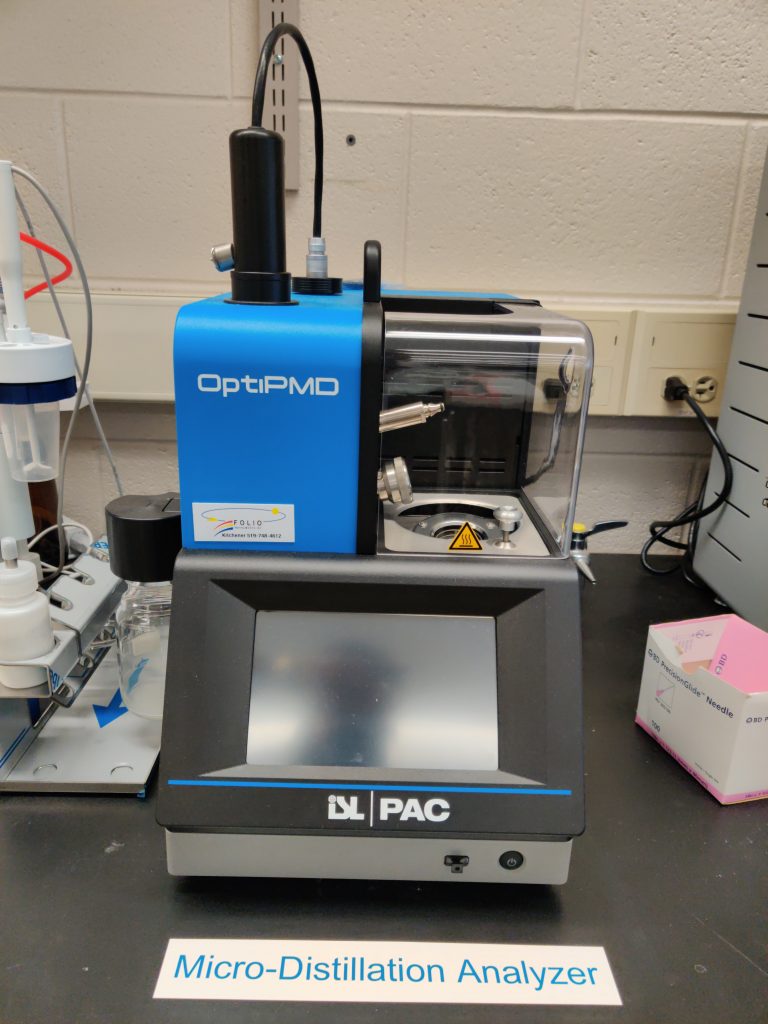 Micro-Distillation Analyzer - Bressler Lab