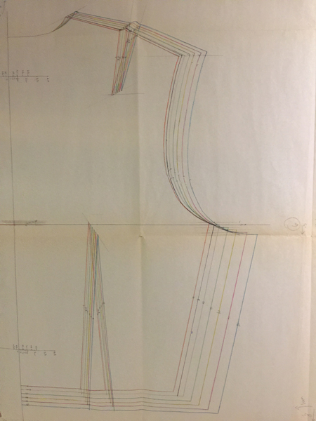 Bodice Pattern Grading - Anne Lambert Clothing and Textiles Collection