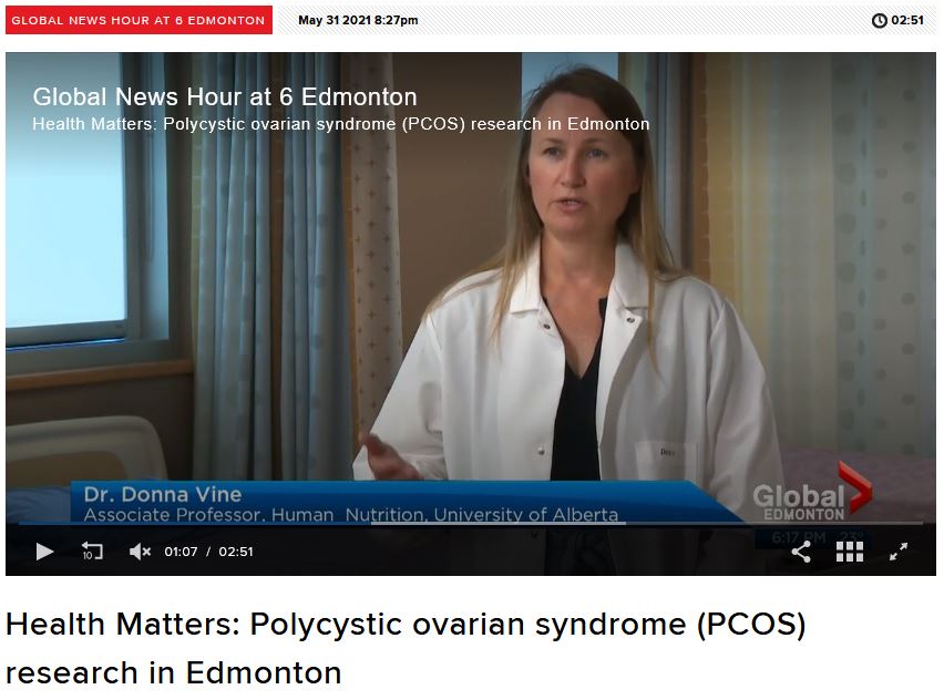 Global News, Health Matters: PCOS Together: Monday, May 31, 2021 6pm ...