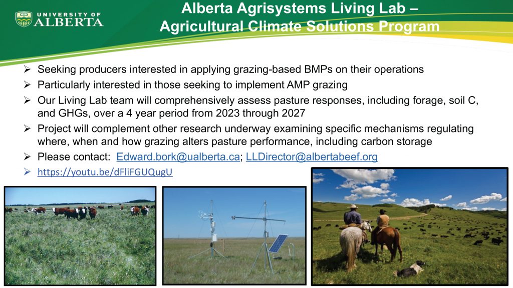 Hands-on Learning: Grazing management and the Alberta Agrisystems ...