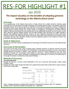 RES-FOR Highlight Sheets – RESFOR